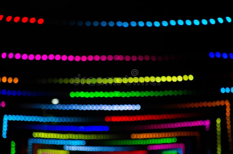 Abstract Light Bokeh Background. Defocused Light Dots Abstract ...