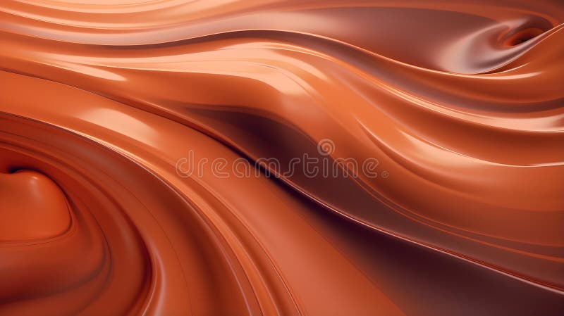 Abstract Light Brown Fluid Wave Background for Modern Presentations ...