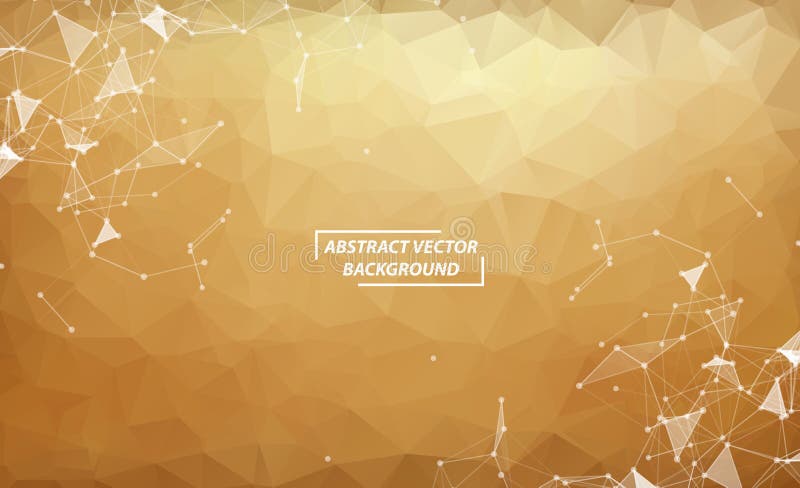 Abstract Light Green Shining Triangular Background. a Sample with Polygonal Shapes. the Textured ...