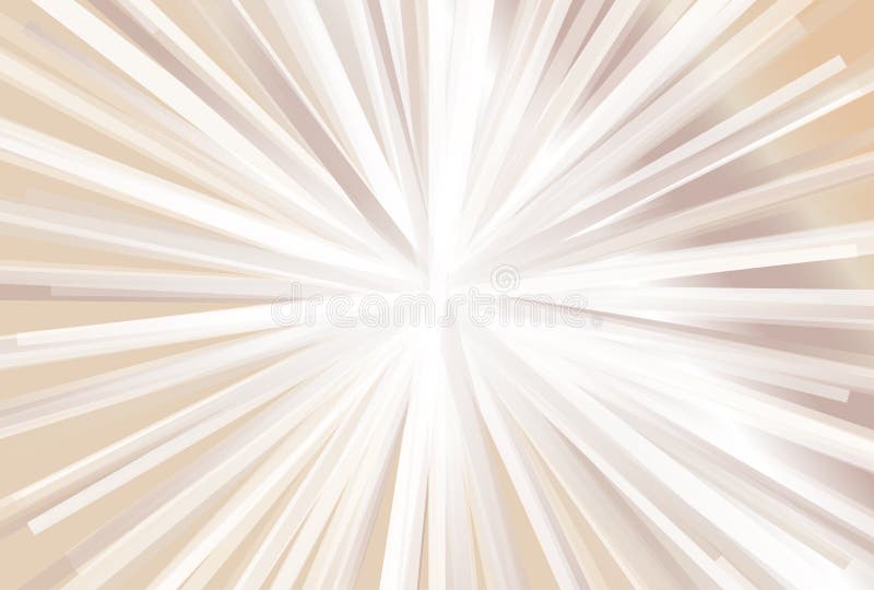 Brown Rays Background for Banner Design. Starburst Cartoon Style ...