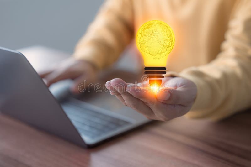 327 Light Bulb Knowledge Computer Abstract Stock Photos - Free ...