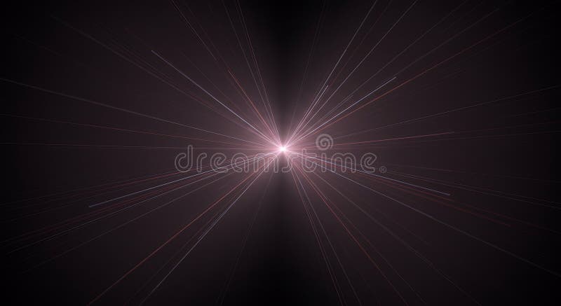 Abstract Light Burst Glowing with Star Rays Stock Illustration ...