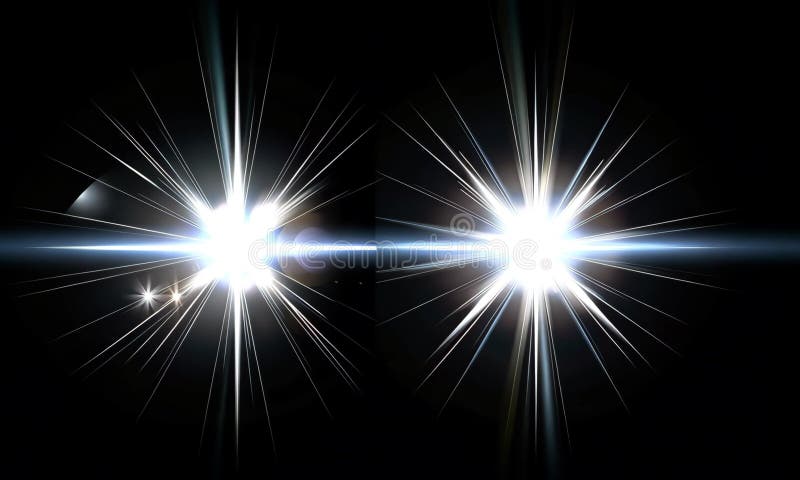 Abstract Light Burst Progression with Radiant Flare Patterns Against ...