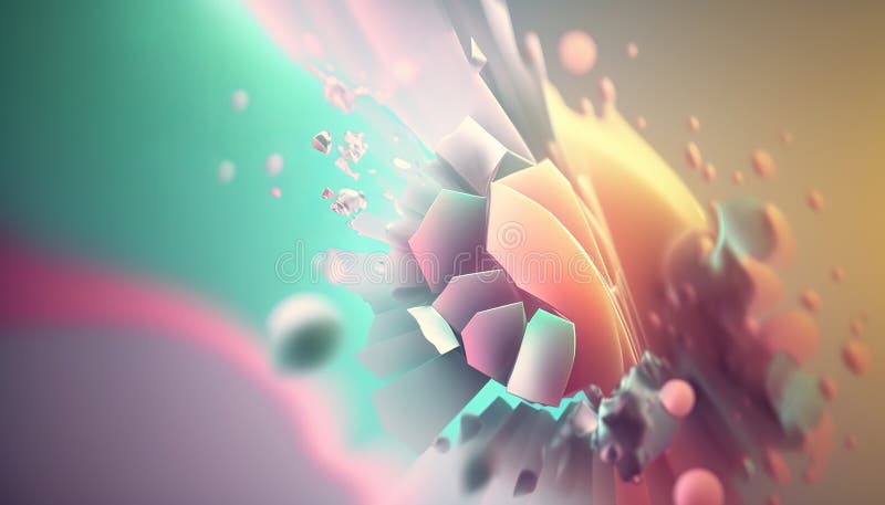 Abstract Light Color Crealive Background. UI UX Design. Stock Photo ...