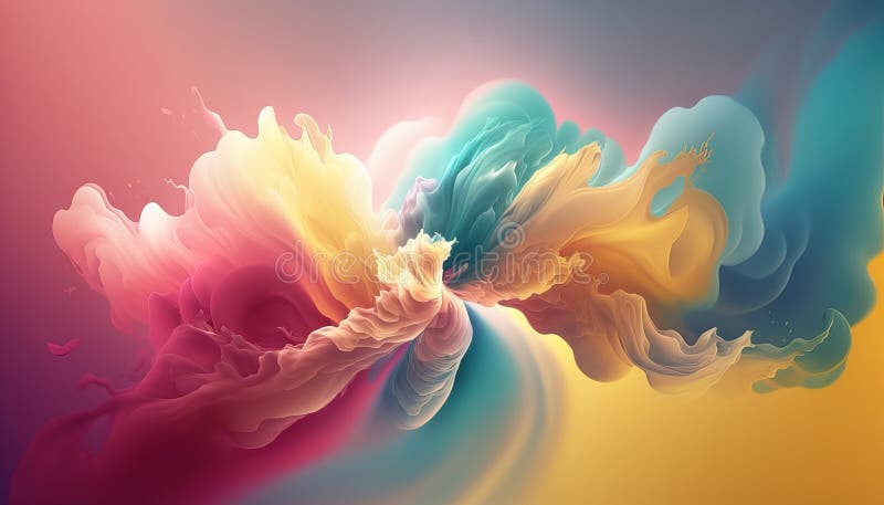 Abstract Light Color Crealive Background. UI UX Design. Stock Image ...