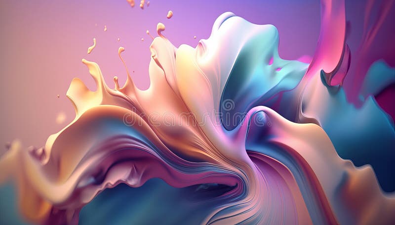 Abstract Light Color Crealive Background. UI UX Design. Stock Image ...