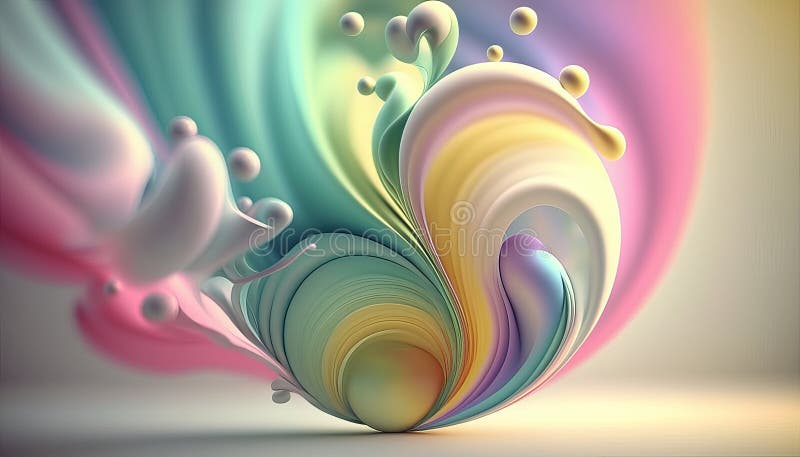 Abstract Light Color Crealive Background. UI UX Design. Stock Photo ...