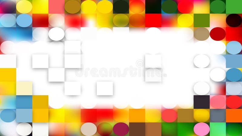Abstract Light Color Geometric Shapes Background Stock Vector ...