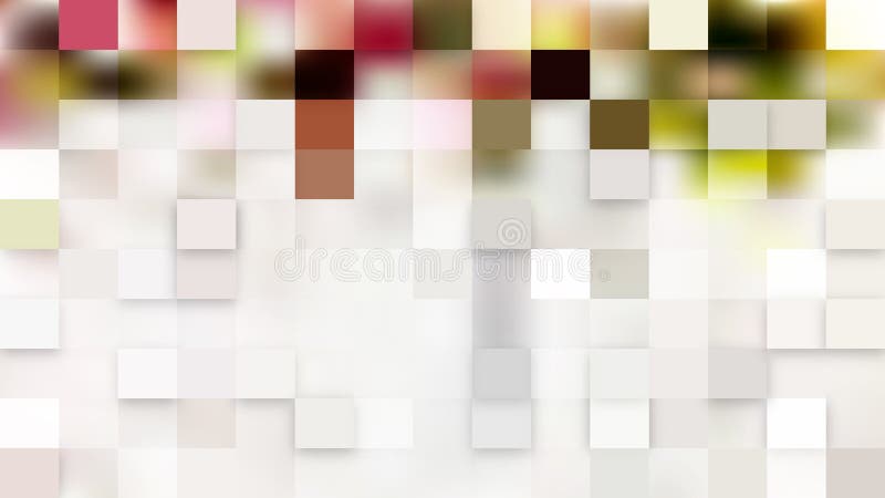 Abstract Light Color Square Mosaic Tile Background Stock Vector ...