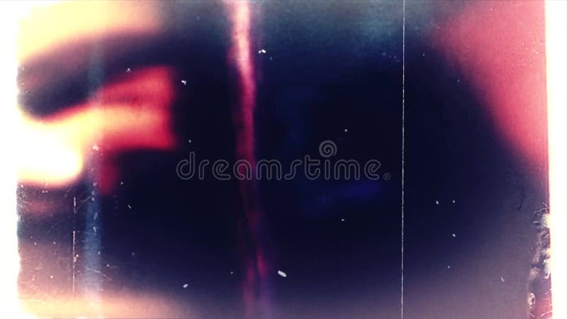 Abstract Light Colorful Old Style Flicker Background Stock Footage ...