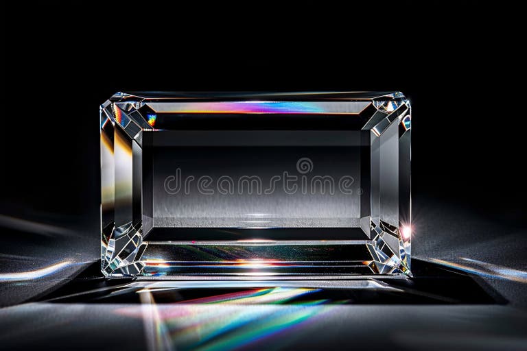 Abstract Light through Crystal Dynamic Refractions Art Crystal ...