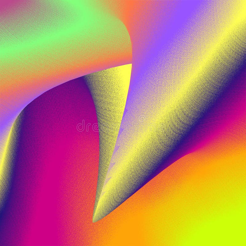 Abstract Light Curved Gradient Colorful with Grain Noise Effect Graphic ...