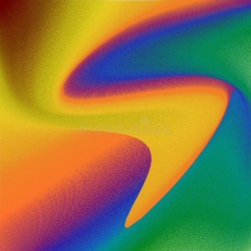 Abstract Light Curved Gradient Colorful with Grain Noise Effect Graphic ...