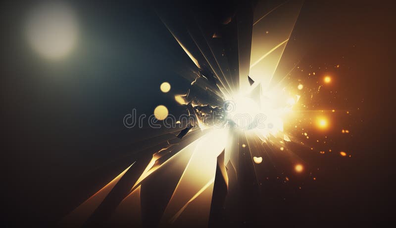 Abstract Light on a Dark Background. Stock Illustration - Illustration ...