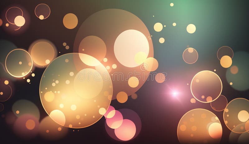 Abstract Light on a Dark Background. Stock Illustration - Illustration ...