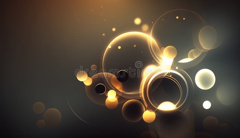 Abstract Light on a Dark Background. Stock Illustration - Illustration ...