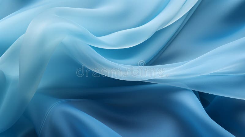 Abstract soft blue chiffon stock image. Image of decoration - 11343787