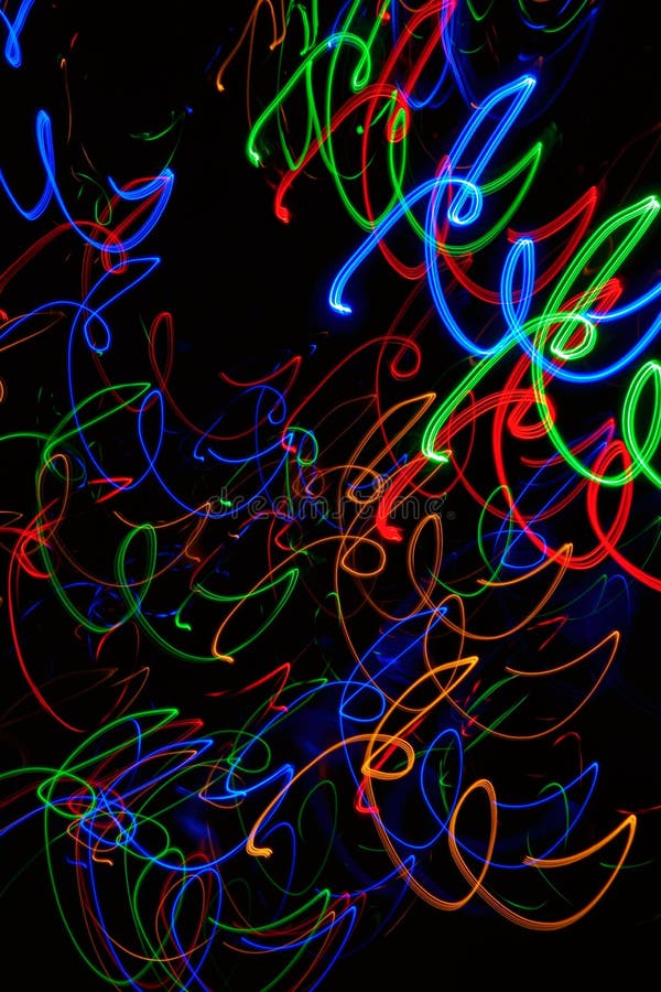 Abstract light drawing stock image. Image of light, movement - 237981387