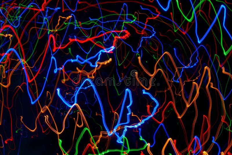 Abstract light drawing stock illustration. Illustration of fantasy ...