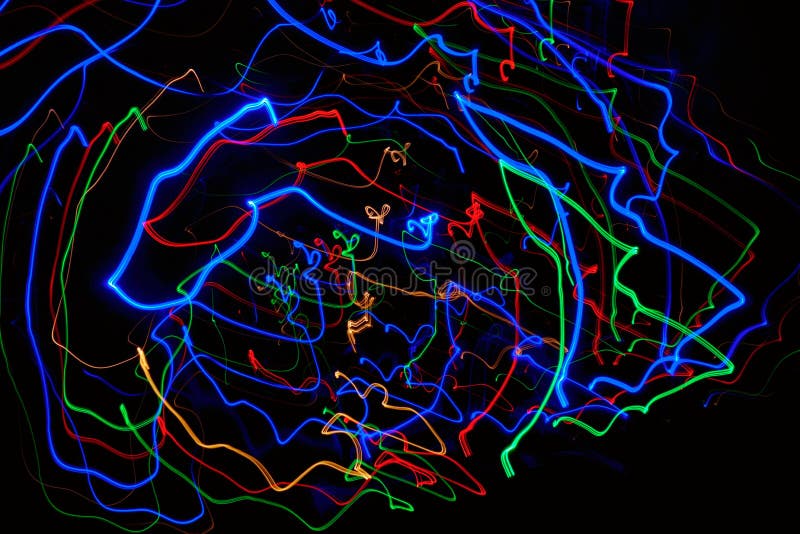 Abstract light drawing stock image. Image of colors - 238001637