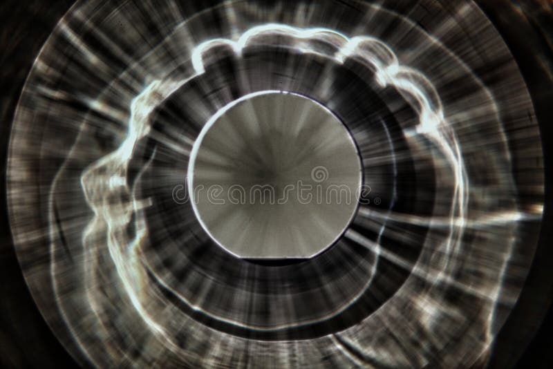 Abstract Light Effects by Refraction in Glass Stock Illustration ...
