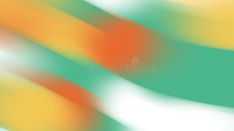 Abstract Light Flowing in Soft Gentle Gradient - Teal Orange Yellow ...