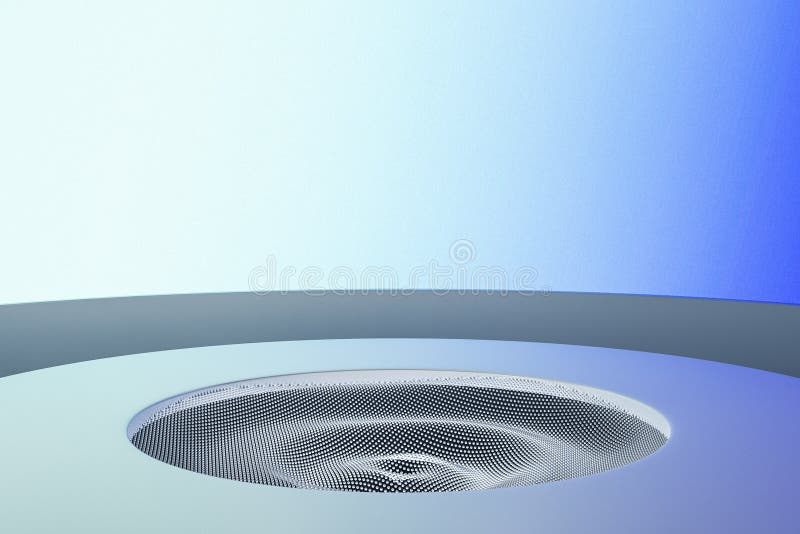 Abstract Light Warp Interior Stock Illustration - Illustration of ...