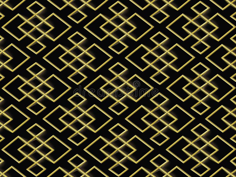 Abstract Light Gold Geometric Pattern with Lines and Nodes Gold Texture ...