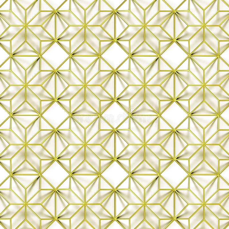 Abstract Light Gold Geometric Pattern with Lines and Nodes Gold Texture ...