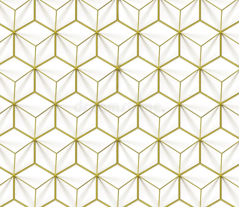 Abstract Light Gold Geometric Pattern with Lines and Nodes Gold Texture ...
