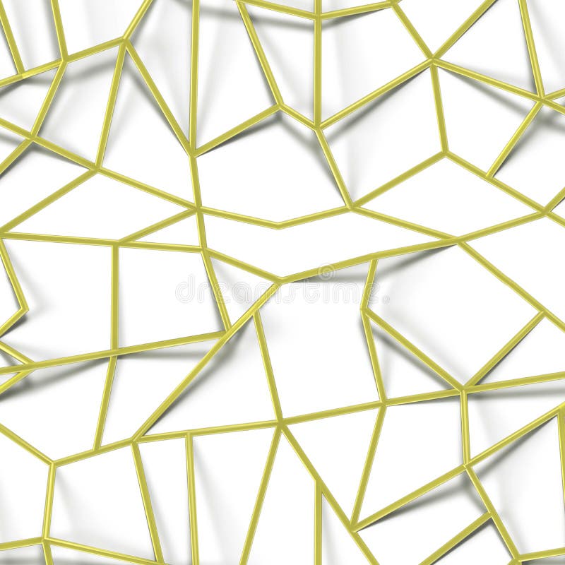 Abstract Light Gold Geometric Pattern with Lines and Nodes Gold Texture ...
