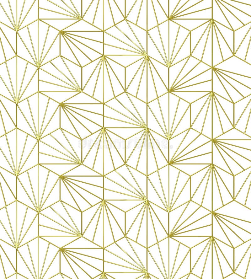 Abstract Light Gold Geometric Pattern with Lines and Nodes Gold Texture ...