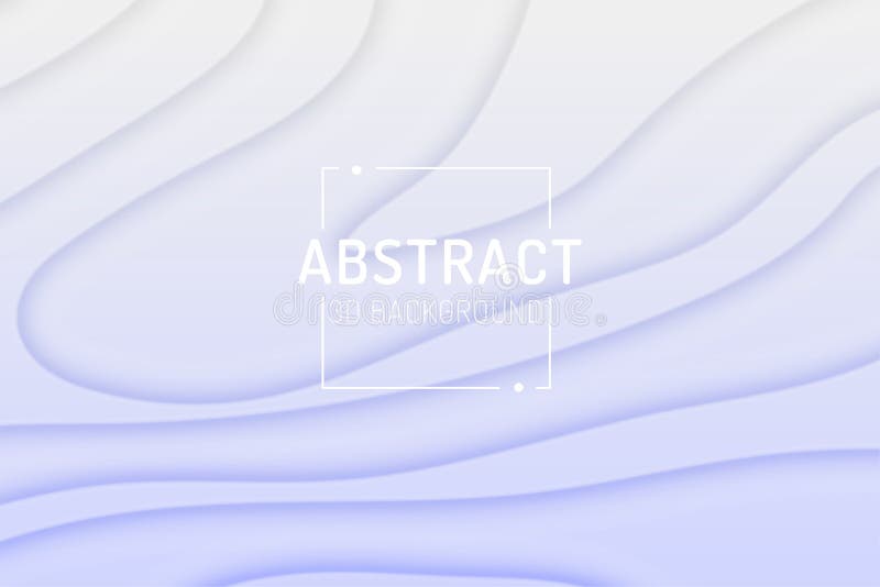 Abstract Light Gradient Background with 3D Curves Stock Vector ...