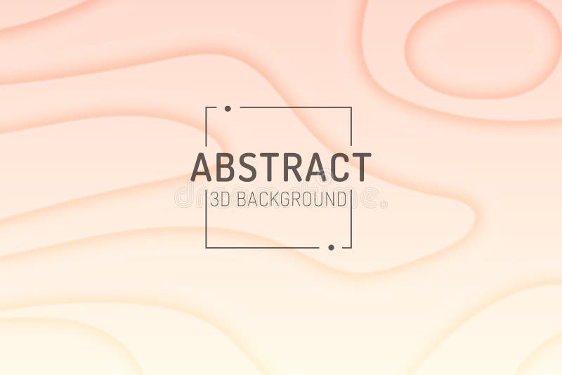 Abstract Light Gradient Background with 3D Lines Stock Vector ...