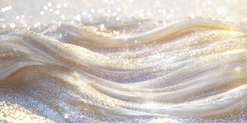 Abstract Light Gray Background, Soft White Glitter, Elegant Celebration ...