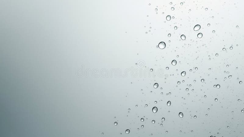 Abstract Light Gray Background with Water Droplets Texture, AI ...