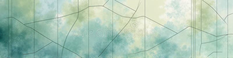 Abstract Light Green and Blue Geometric Lines on Textured Background ...