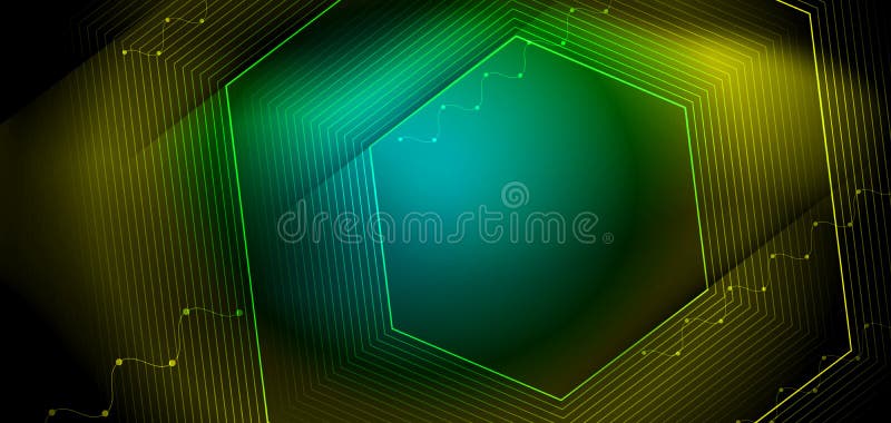 Abstract Light Green Dynamic Gradient Geometric Circle and Shapes ...