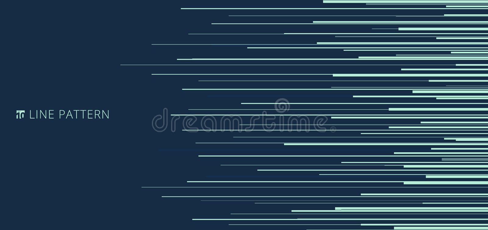 Horizontal Speed Line Halftone Pattern with Gradient Effect. Template ...