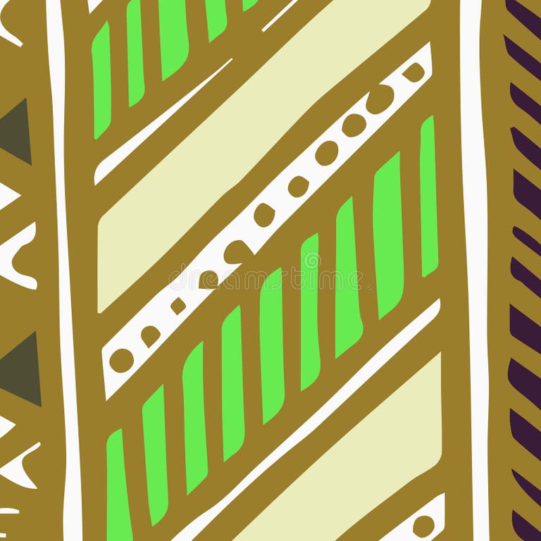 Abstract Light Green Line and Shape Minimalist Pattern and Colorful ...