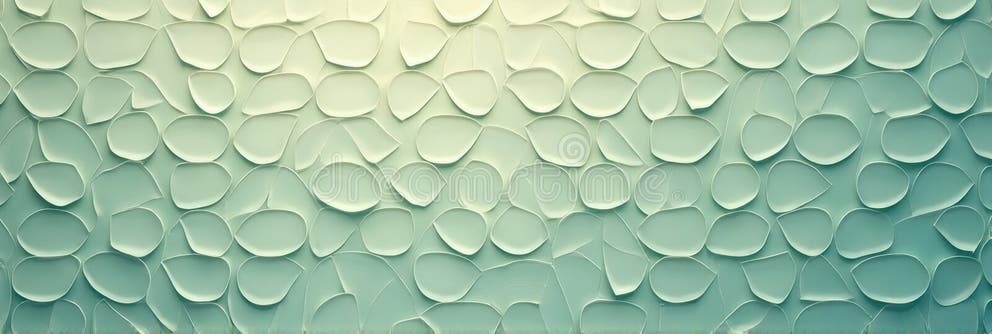 Abstract Light Green Textured Pattern with Overlapping Organic Shapes ...