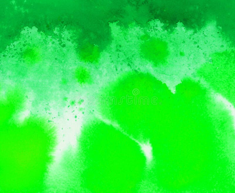 Abstract Light Green Watercolor Hand Painted Gradient Paint Grunge ...