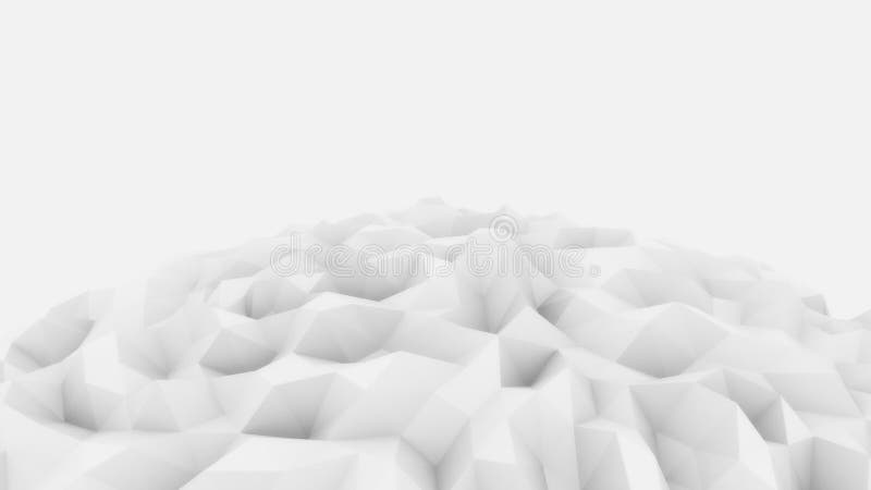 Abstract Light Grey 3D Polygonal Sphere Motion Background for Modern ...