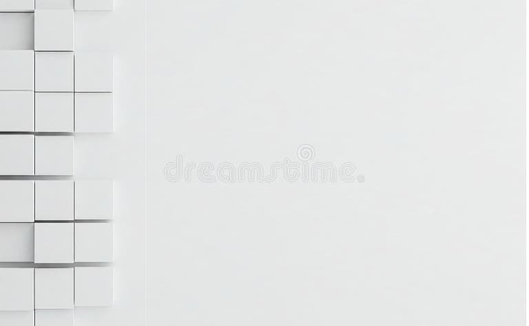 Abstract Light Grey Grid Pattern on White Background Stock Illustration ...