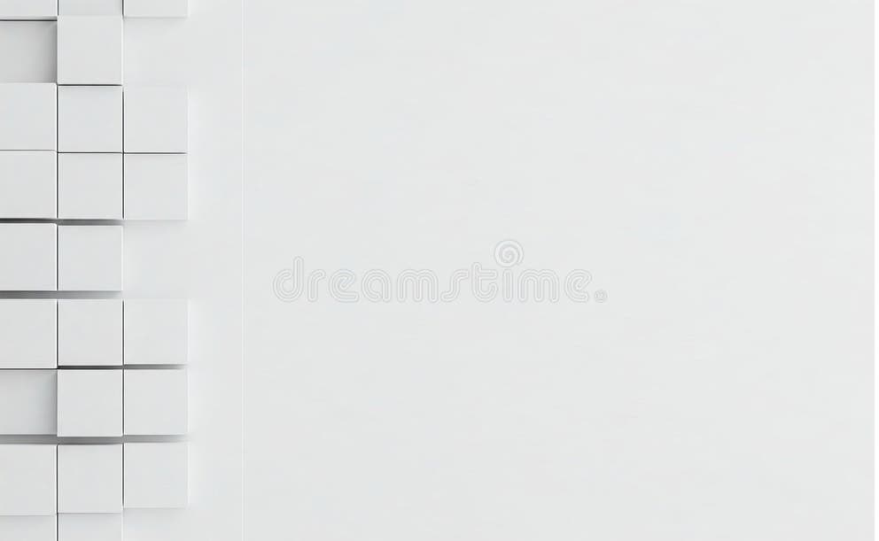 Abstract Light Grey Grid Pattern on White Background Stock Illustration ...