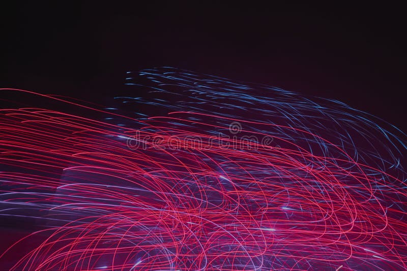 Abstract Light Holiday Color Firework Trails. Firework Stock Image ...