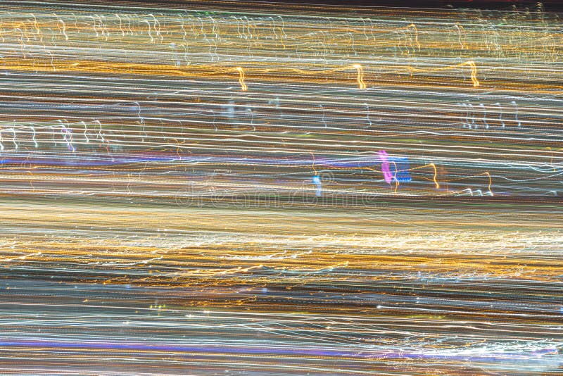 Abstract Light in Horizontal Line Motion Style Stock Image - Image of ...