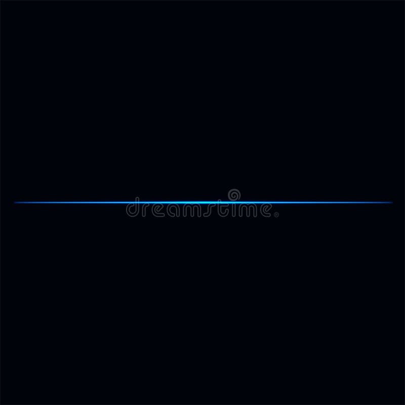 Abstract Light Lines On Black Background Vector Illustration Stock ...