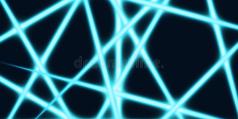Abstract Light Lines Glowing Lines on a Dark Background 3D Illustration ...