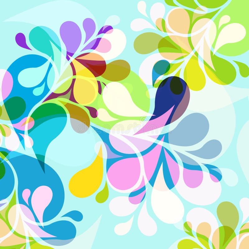 Abstract Light Liquid Water Retro Background Stock Illustration ...